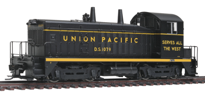 BLI - EMD NW2 w/Sound & DCC - Paragon2(TM) - Union Pacific #1079 (black, yellow) - 187-2633