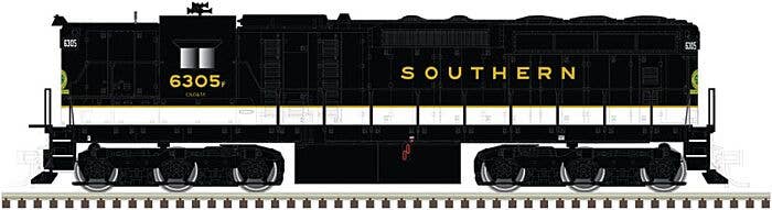 Atlas - EMD SD24 w/DCC - Southern Railway #6344 (black, white, gold ...
