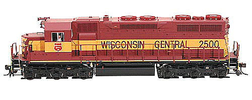 Atlas - EMD SD35 Low Nose - Standard DC - Wisconsin Central #2500 (maroon, yellow) - 150-49457