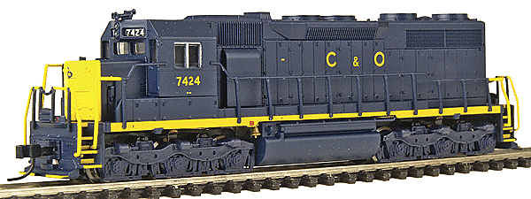 Atlas - EMD SD35 Low Nose - Standard DC - Chesapeake & Ohio #7424 (blue, yellow) - 150-49668