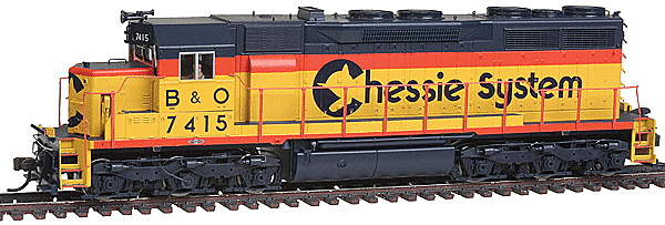 Atlas - EMD SD35 Low Nose - Standard DC - Master(R) Silver - No Nose Headlight, Chessie System/B ...