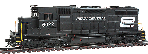 Atlas - EMD SD35 Low Nose - Standard DC - Master(R) Silver - No Nose Headlight, Penn Central ...