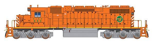 Intermount - EMD SD38-2 w/LokSound & DCC - Elgin, Joliet & Eastern ...