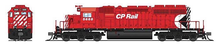 BLI - EMD SD40-2 Low-Nose - Sound and DCC - Paragon4(TM) - Canadian ...