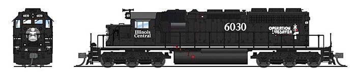 BLI - EMD SD40-2 Low-Nose - Sound and DCC - Paragon4(TM) - Illinois ...