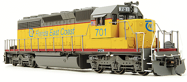 BLI - EMD SD40-2 Low Hood w/Sound - Standard DC - Blue Line(TM) - Florida East Coast #701 - 187-5008