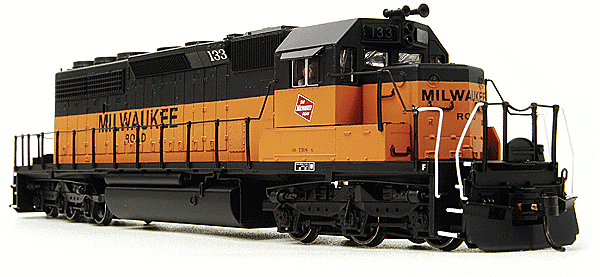 BLI - EMD SD40-2 Low Hood w/Sound - Standard DC - Blue Line(TM) - Milwaukee Road #133 - 187-5010
