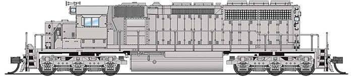 BLI - EMD SD40-2 Low Nose - Sound and DCC - Paragon4 - Undecorated ...