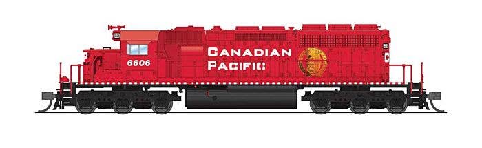 BLI - EMD SD40-2 Low Nose - Standard DC - Stealth - Canadian Pacific ...