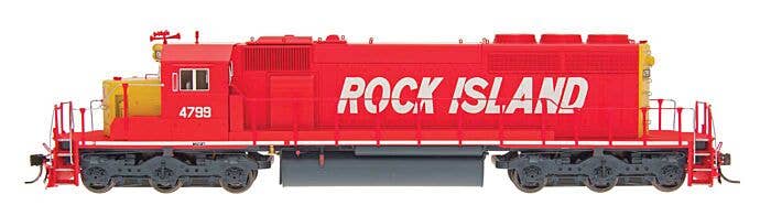 Intermount - EMD SD40-2 No Dynamic Brakes w/LokSound & DCC - Rock Island (red, yellow, white ...