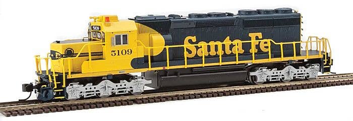 Intermount - EMD SD40-2 Snoot w/LokSound & DCC - Santa Fe (Warbonnet, blue, yellow) - 85-69340S