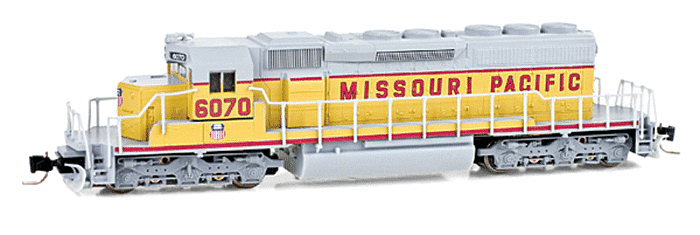 MicroTrain - EMD SD40-2 - Standard DC - Missouri Pacific #6070 (Armour ...