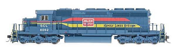 Intermount - EMD SD40-2 - Standard DC - Family Lines/SCL (gray, red ...