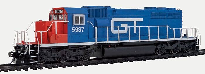 Intermount - EMD SD40-2 w/DCC - Grand Trunk (Blue, red, white) - 85-49331