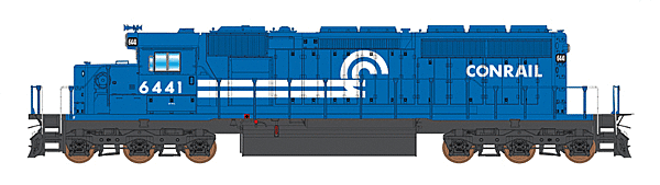 Intermount - EMD SD40-2 w/DCC - Conrail (blue, white) - 85-49344
