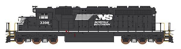 Intermount - EMD SD40-2 w/DCC - Norfolk Southern (black, white, Horse Head Logo) - 85-49356