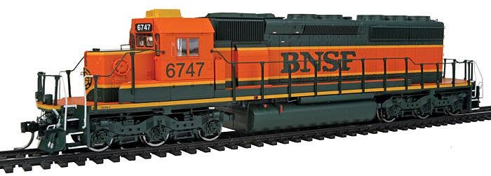 Intermount - EMD SD40-2 w/LokSound & DCC - Burlington Northern & Santa Fe (Heritage 1; orange ...