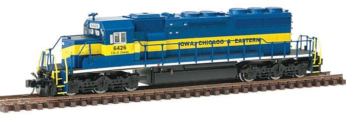 Intermount - EMD SD40-2 w/LokSound & DCC - Iowa, Chicago & Eastern (blue, yellow, black) - 85-69324S