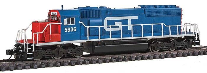 Intermount - EMD SD40-2 w/LokSound & DCC - Grand Trunk Western (blue, red, white) - 85-69331S