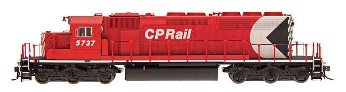 Intermount - EMD SD40-2 w/LokSound & DCC - Canadian Pacific (Action Red, black, white, Multimark ...