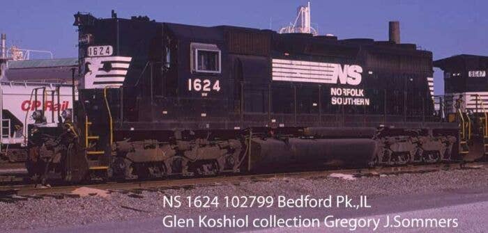 Bowser - EMD SD40 High Nose - Standard DC - Executive Line - Norfolk ...