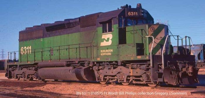 Bowser - EMD SD40 - Standard DC - Executive Line - Burlington Northern #6311 (Cascade Green ...