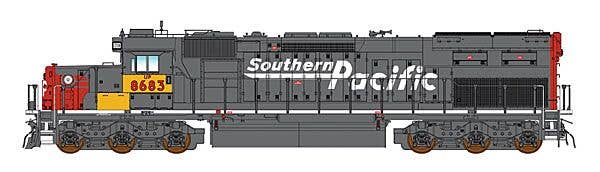 Intermount - EMD SD40T-2 Tunnel Motor Snoot w/LokSound & DCC - Union Pacific (ex-SP Patch, gray ...