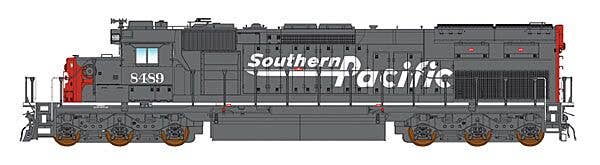 Intermount - EMD SD40T-2 Tunnel Motor - Standard DC - Southern Pacific (gray, red, Speed ...