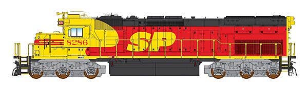 Intermount - EMD SD40T-2 Tunnel Motor - Standard DC - Southern Pacific (SPSF Merger Scheme, red ...
