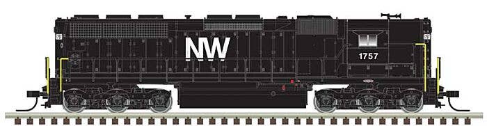 Atlas - EMD SD45 High Nose - Standard DC - Master(R) Silver - Norfolk & Western #1730 (black ...