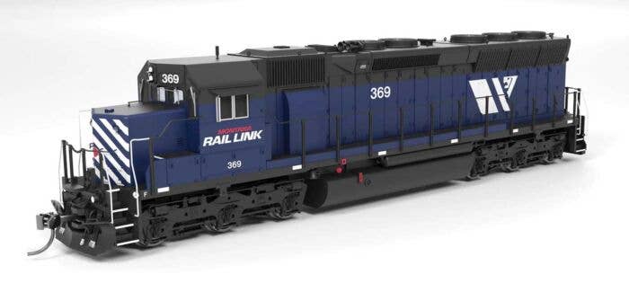 BLI - EMD SD45 - Sound and DCC - Paragon4(TM) - Montana Rail Link #369 (blue, black, white, red ...