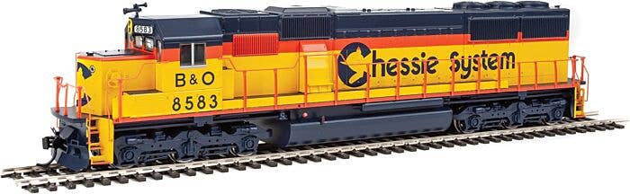 Walthers - EMD SD50 - ESU(R) Sound and DCC - Chessie System B&O #8583 ...