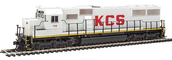 Walthers - EMD SD50 - Standard DC - Kansas City Southern #708 (white, red) - 910-10357
