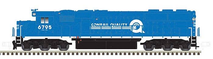 Atlas - EMD SD50 - Standard DC - Master Silver - Conrail 6734 (blue ...