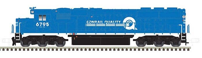 Atlas - EMD SD50 - Standard DC - Master Silver - Conrail 6818 (blue, white, Quality Logo) - 150 ...