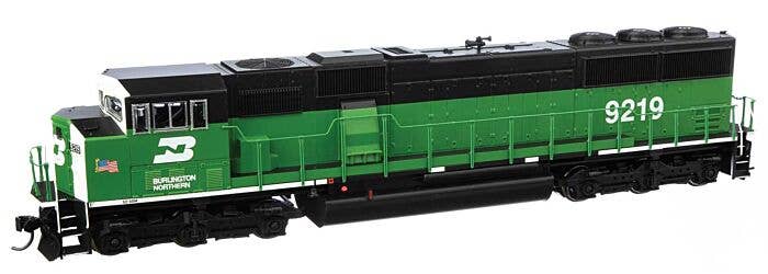 Walthers - EMD SD60M with 3-Piece Windshield - ESU(R) Sound & DCC - Burlington Northern #9219 ...