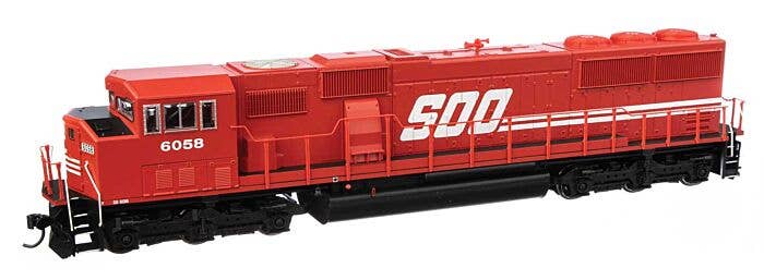 Walthers - EMD SD60M with 3-Piece Windshield - Standard DC - Soo Line #6058 - 910-10321