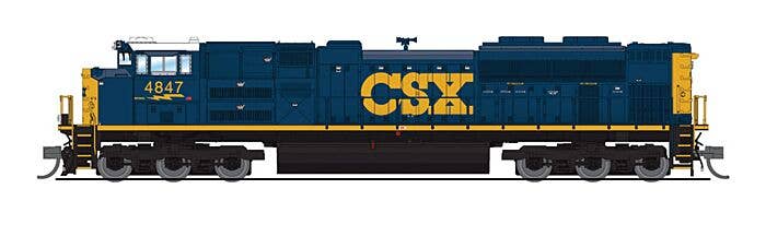 BLI - EMD SD70ACe - Sound and DCC - Paragon3(TM) - CSX 4837 (YN3, blue, yellow) - 187-6297