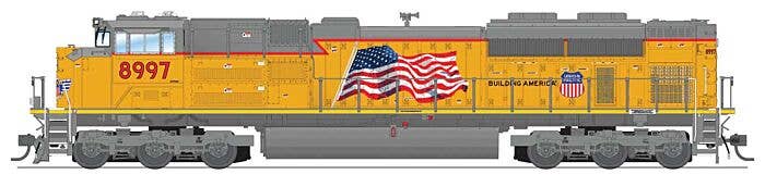 BLI - EMD SD70ACe - Sound, DCC and Smoke - Paragon4(TM) - Union Pacific #8997 (Armour Yellow ...