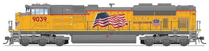 BLI - EMD SD70ACe - Sound, DCC and Smoke - Paragon4(TM) - Union Pacific #9054 (Armour Yellow ...
