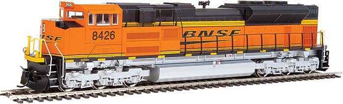 Walthers - EMD SD70ACe - Standard DC - BNSF Railway #8426 (orange, black, yellow: Wedge Logo ...