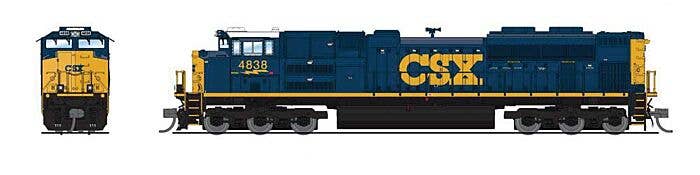 BLI - EMD SD70ACe - Standard DC - Stealth - CSX #4838 (YN3, blue ...