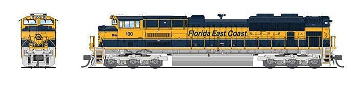 BLI - EMD SD70ACe - Standard DC - Stealth - Florida East Coast #100 ...
