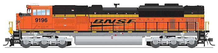 BLI - EMD SD70ACe - Standard DC - Stealth Series - BNSF Railway #9196 ...