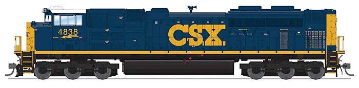 BLI - EMD SD70ACe - Standard DC - Stealth Series - CSX #4838 (YN3, blue ...