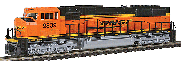 Kato - EMD SD70MAC - Standard DC - BNSF Railway #9839 w/Cab Headlight ...