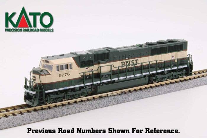 Kato - EMD SD70MAC w/Cab Headlight - DCC - Burlington Northern Santa Fe ...