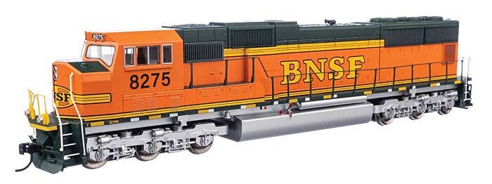 Walthers - EMD SD75M - Standard DC - BNSF Railway #8275 (orange, black ...