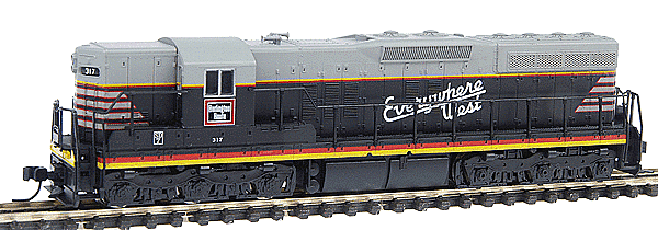 Atlas - EMD SD7 Dynamic Brakes - Standard DC - Master(R) - Chicago, Burlington & Quincy #317 ...