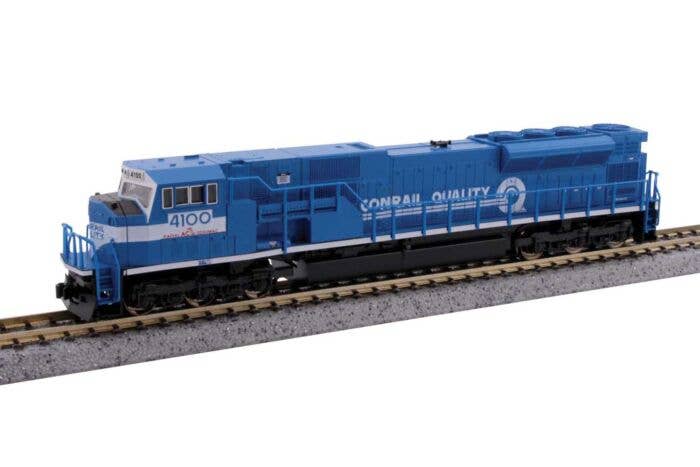 Kato - EMD SD80MAC - Standard DC - Conrail #4126 (blue, white) - 381 ...